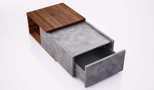 Inspira Coffee Table With Storage Drawer: Boss's Cabin