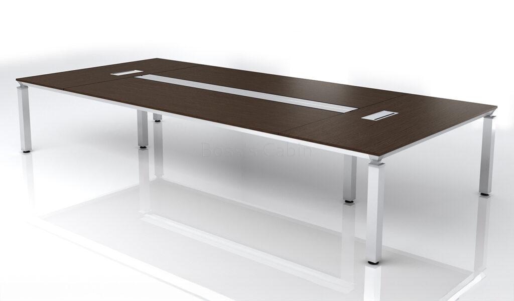 Eazy 14 Ft Conference Table With Wire Management: Boss's Cabin