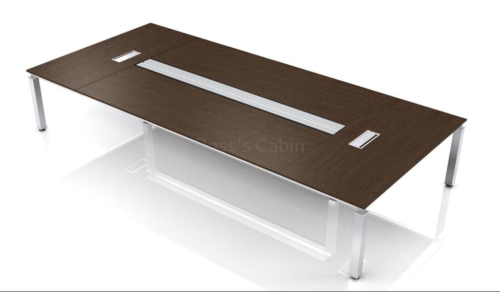 Eazy 14 Ft Conference Table With Wire Management: Boss's Cabin