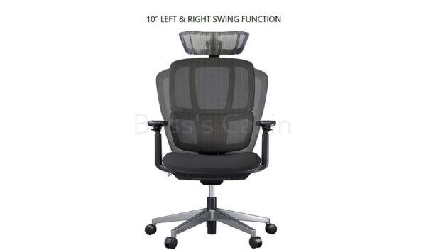 H2 Office Chair With Patented Lumbar Support: Boss's Cabin